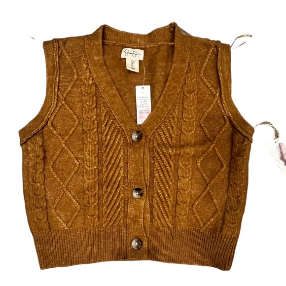 Jessica Simpson | Jackets & Coats | Nwt Jessica Simpson Sweater Vest ...